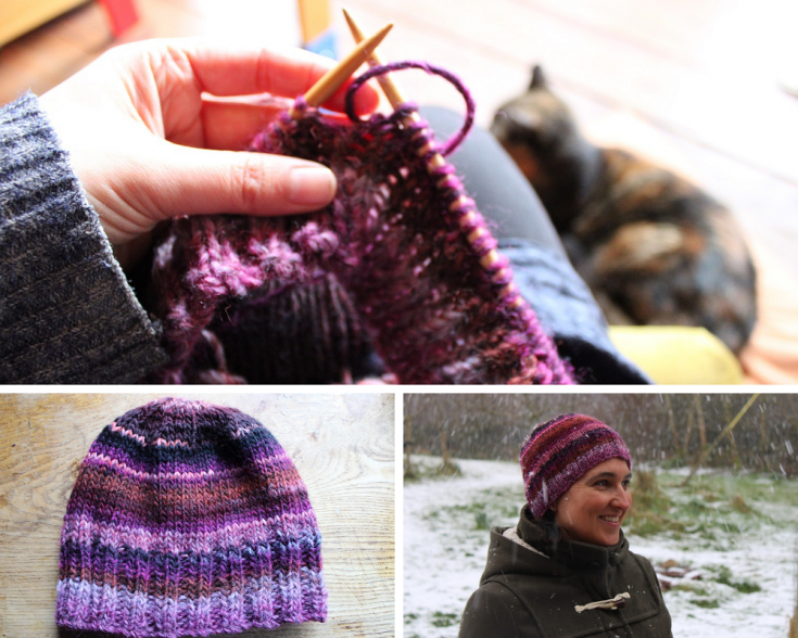 How to Knit a Hat Without a Pattern - On Straight Needles