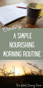 How to Create a Simple Nourishing Morning Routine
